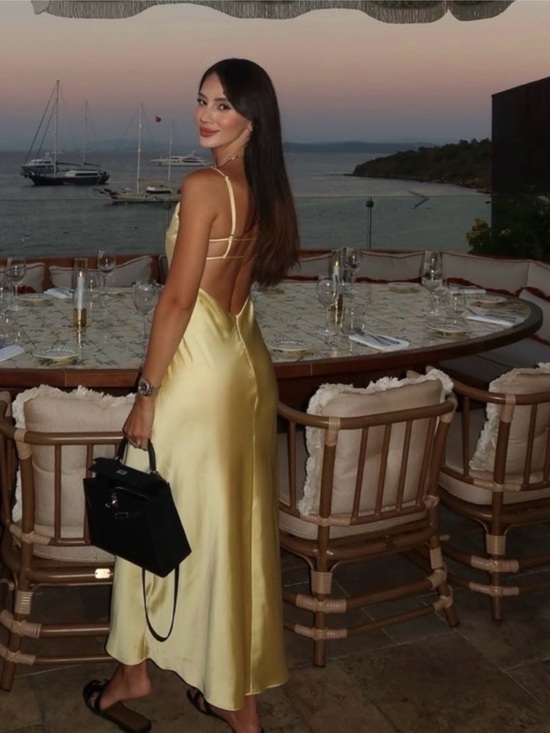 Zara | Dresses | Zara Satin Slip Maxi Dress | Poshmark